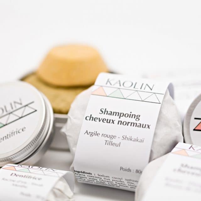 Kaolin - Cosmétiques solides à base d'argile - Marques de France