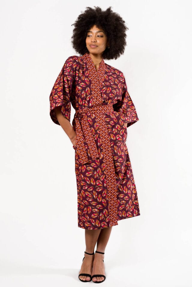 Kimono marron - Nevice Paris - Marques de France