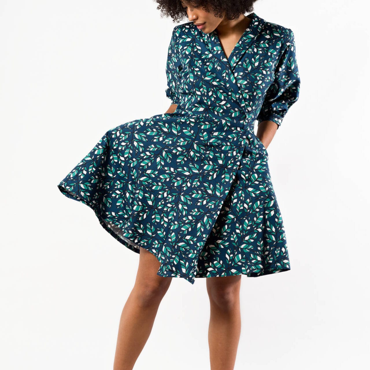 Robe Portefeuille Bleu - Nevice Paris - Marques de France