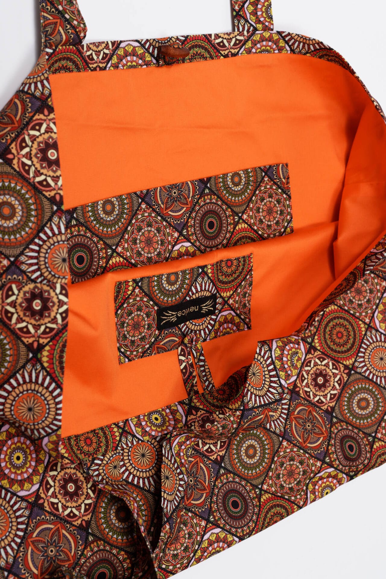 Sac réversible marron et orange - Nevice Paris - Marques de France
