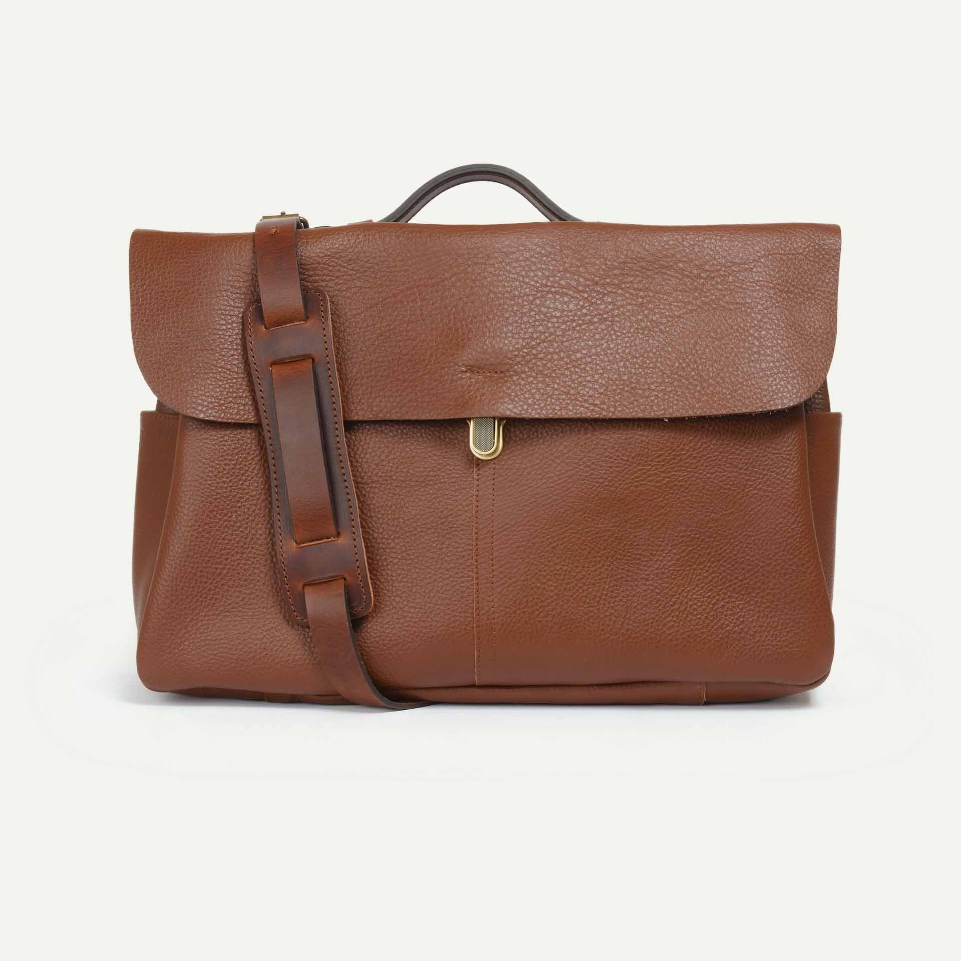 Cartable Charles - Cuba libre - Bleu de Chauffe - Marques de France