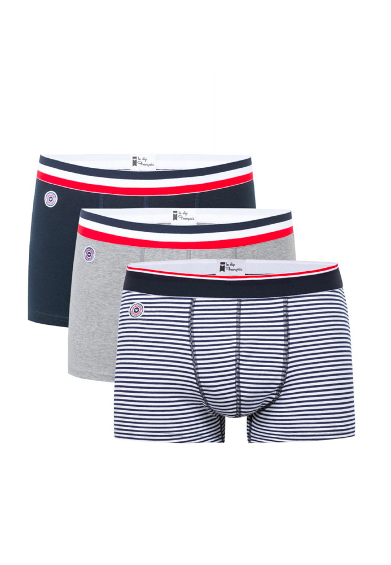 Le Marius Trio bleu - Le Slip Français - Marques de France