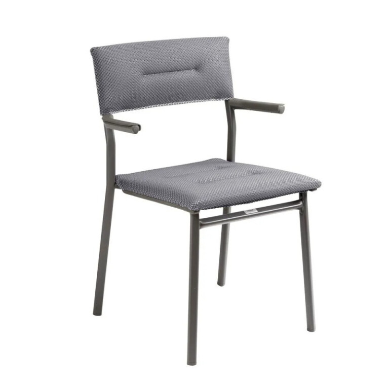 Ensemble LAFUMA MOBILIER table de repas extensible et 8 fauteuils de ...