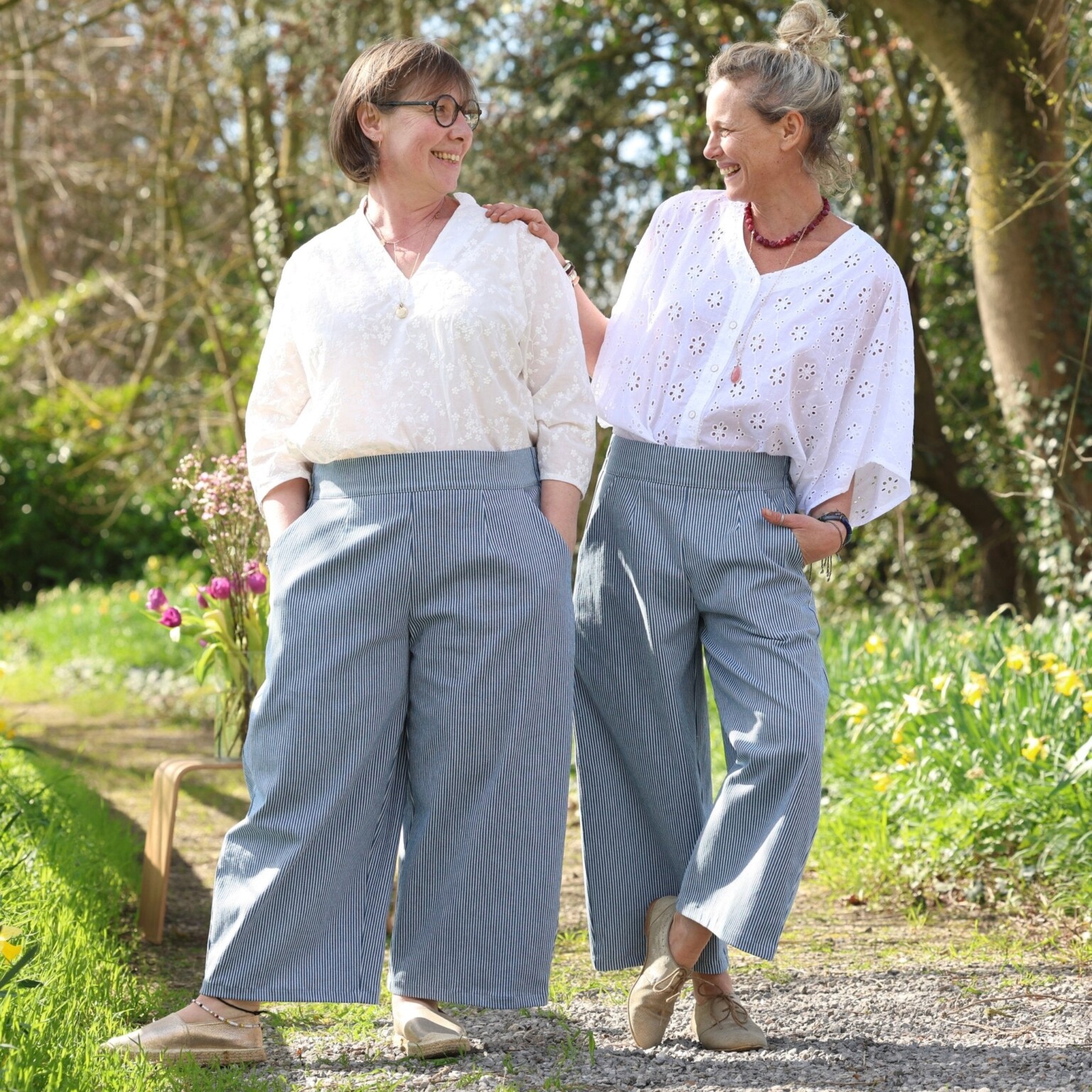 Pantalon Briac - toile de coton Sous-Bois Anglais - Quintessence ...